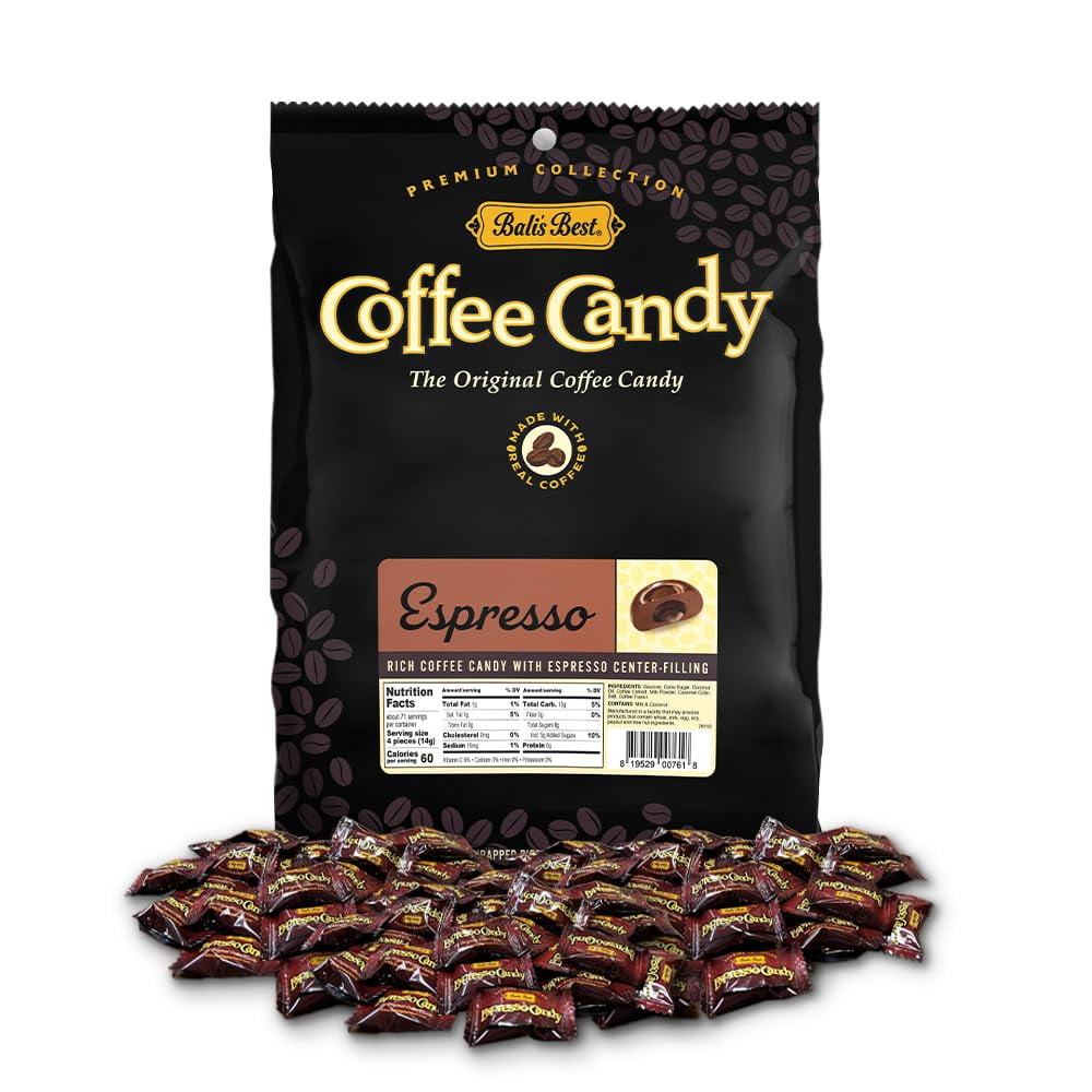Bali's Best Espresso Candy, BCF26 2.2 Pound Bag, Individually Wrapped ...