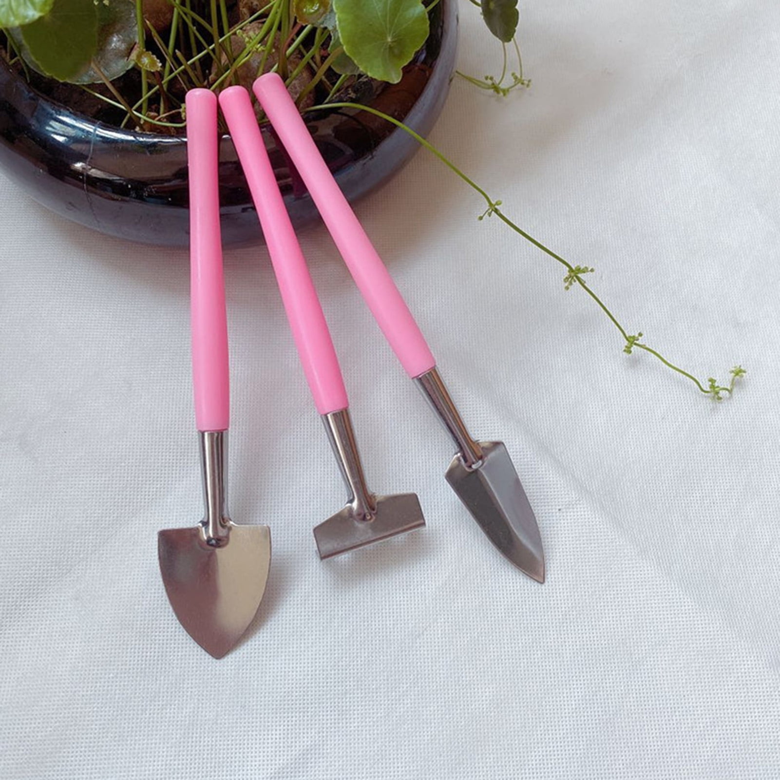 Balieda 3-Piece Gardening Shovel Set Non-Slip Handles, Anti-Rust, High ...