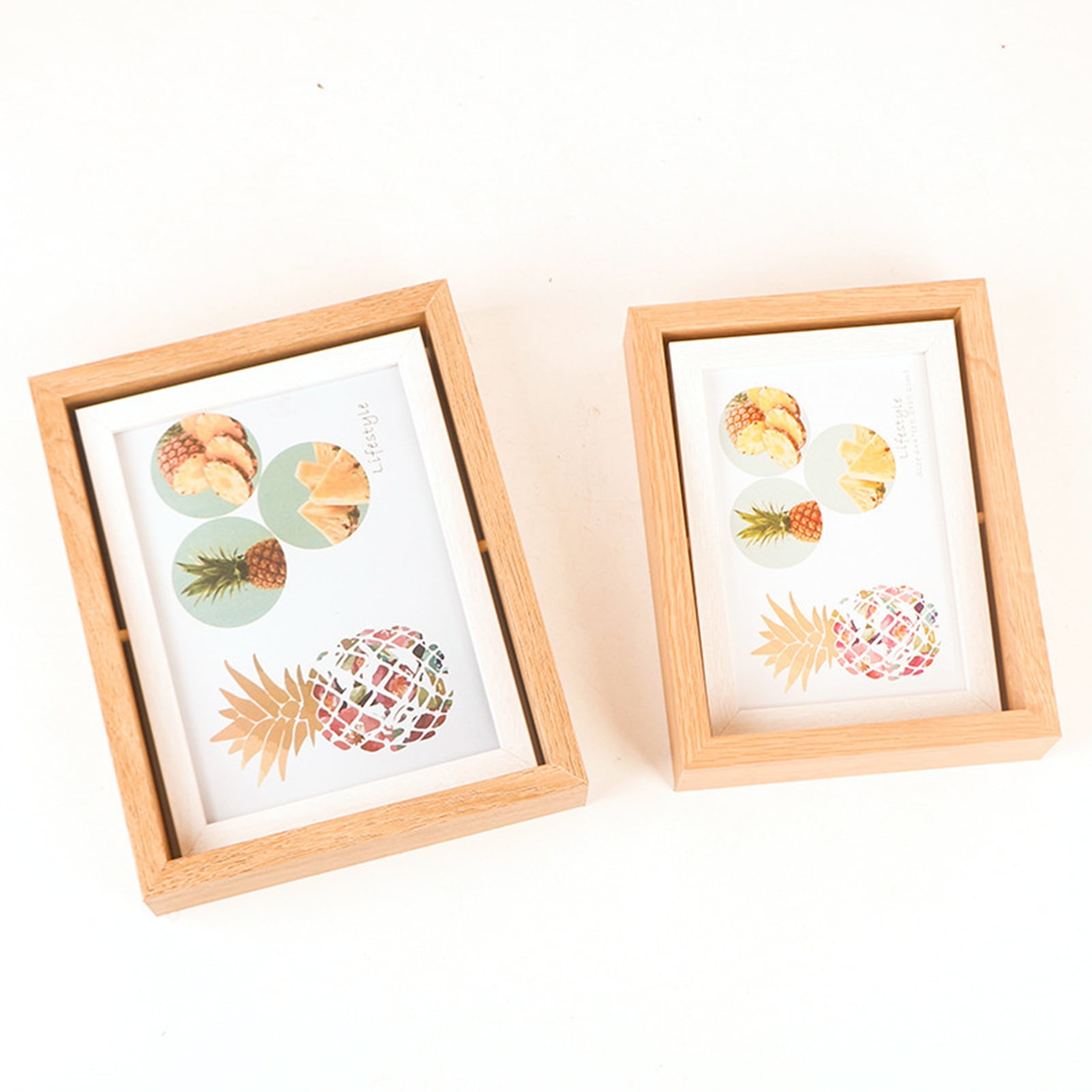 Balieda 7x9 Picture Frames Double Sided Pictures Frame Wooden Nordic ...