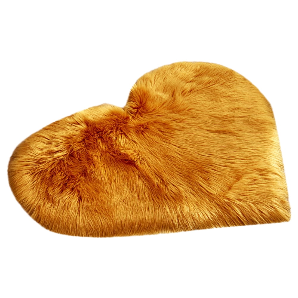 Balieda Fluffy Rugs 16 x 20 Inch Heart Rugs Faux Area Rugs Bushy Room ...