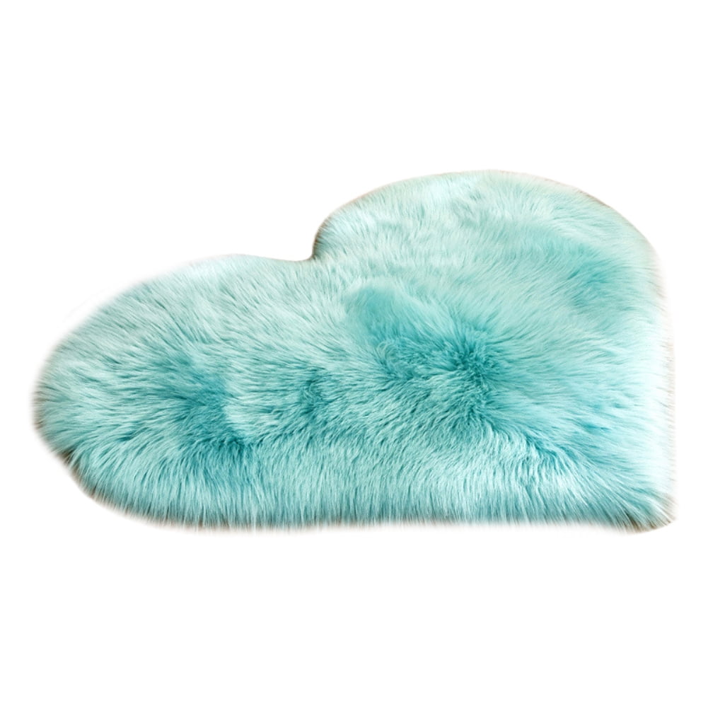 Balieda Fluffy Rugs 16 x 20 Inch Heart Rugs Faux Area Rugs Bushy Room ...