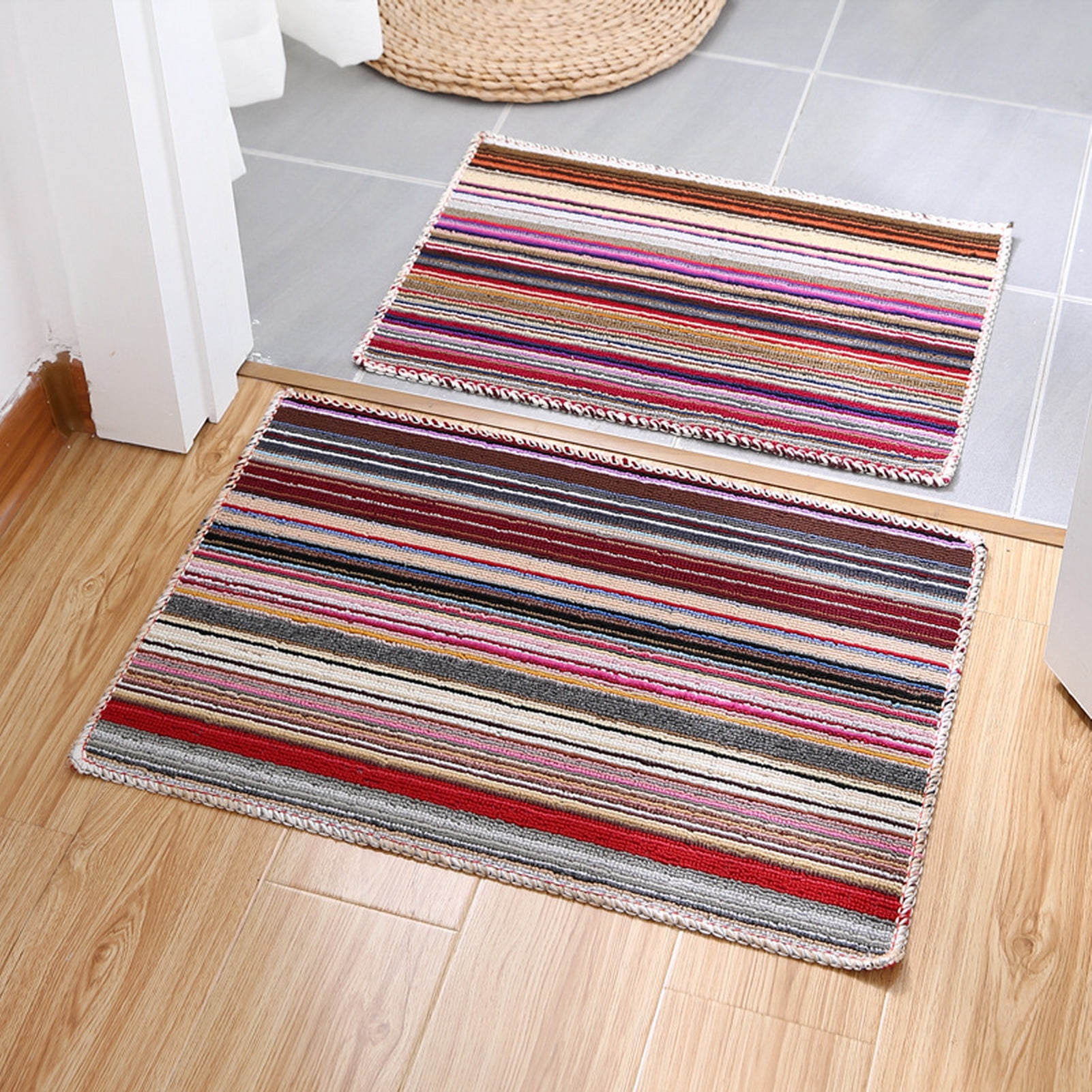 Balieda Kitchen Floor Rugs Stripe Door Mats Kitchen Carpet Door Mats ...