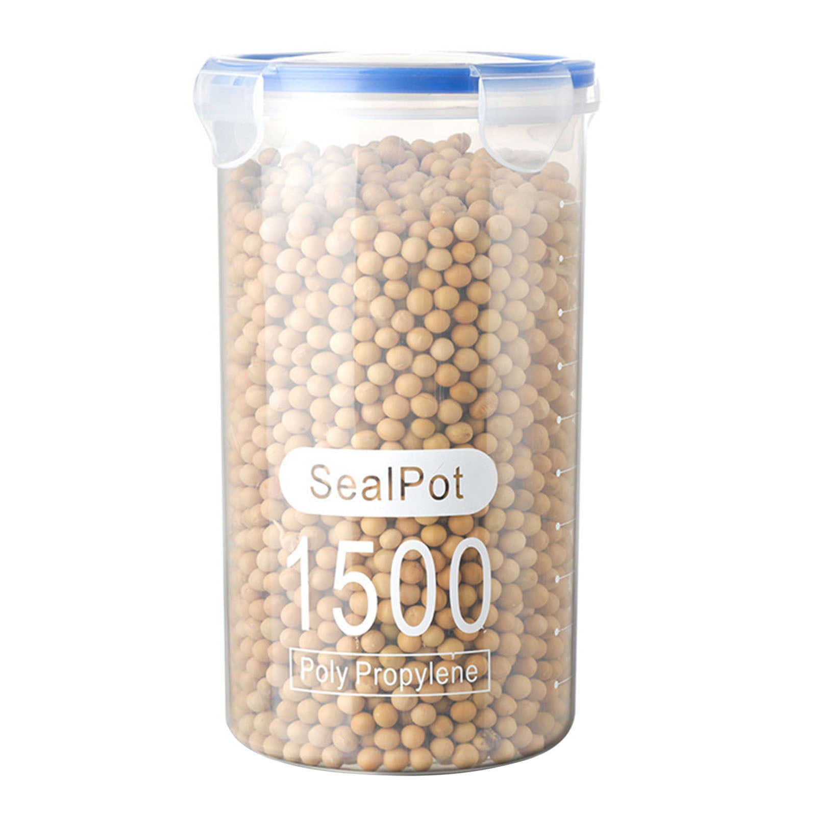 Balieda Kitchen Plastic Storage Containers with Lids, 51 Oz Plastic ...