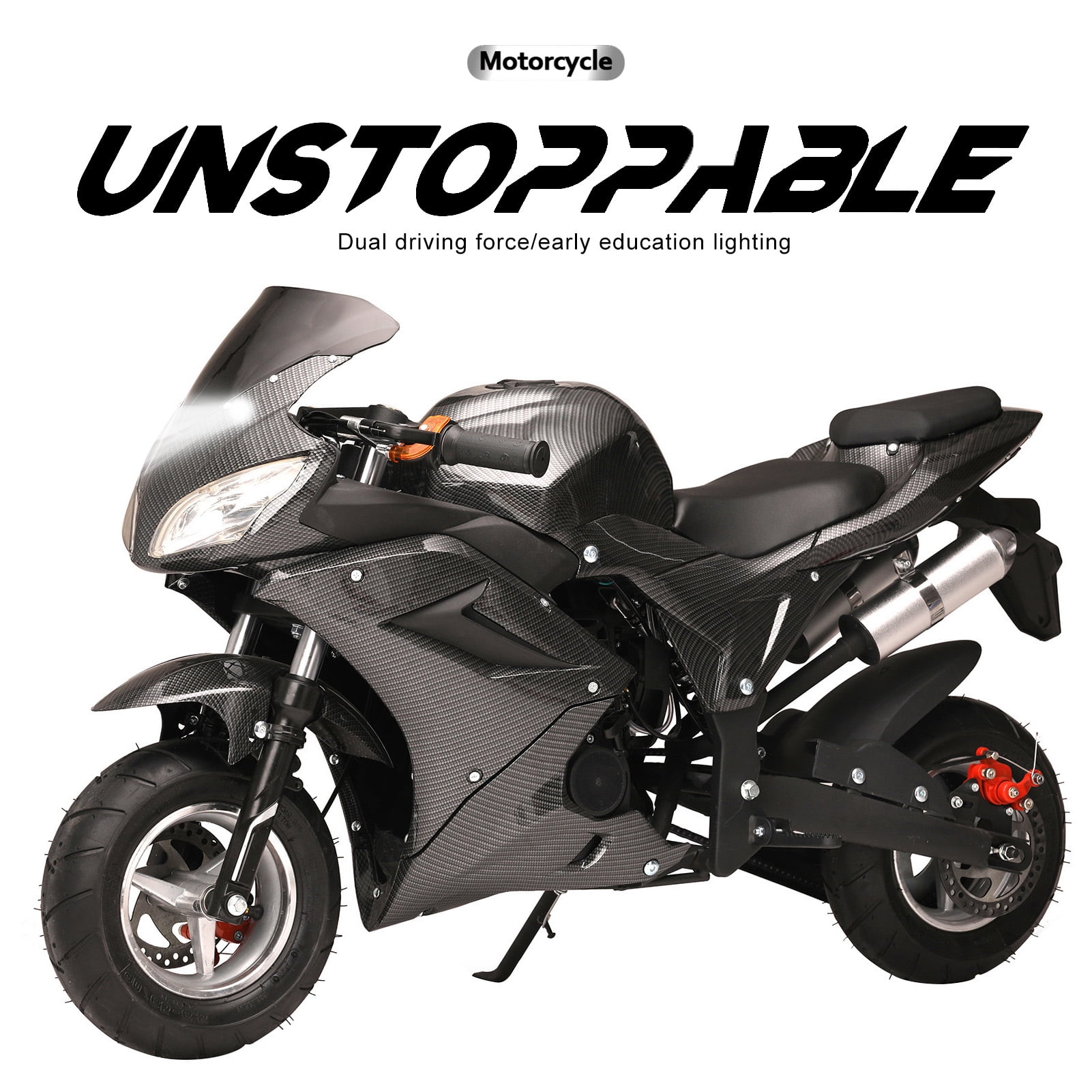 Balieda Mini Motorcycle for Kids, 49CC 4-Stroke Mini Dirt Bike, Gas ...