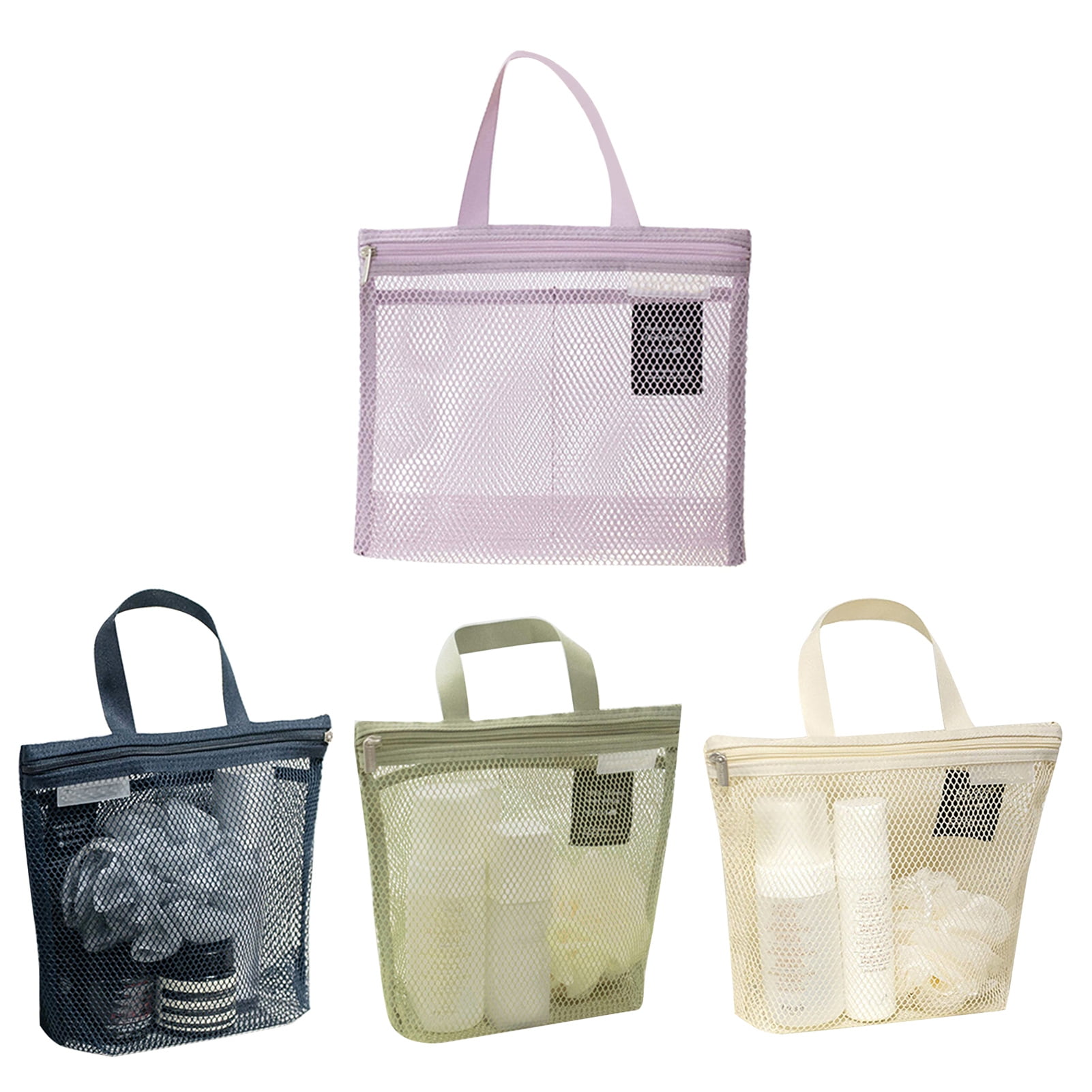 Balieda Shower Mesh Bag Quick Dry Shower Tote Toiletry and Bath ...