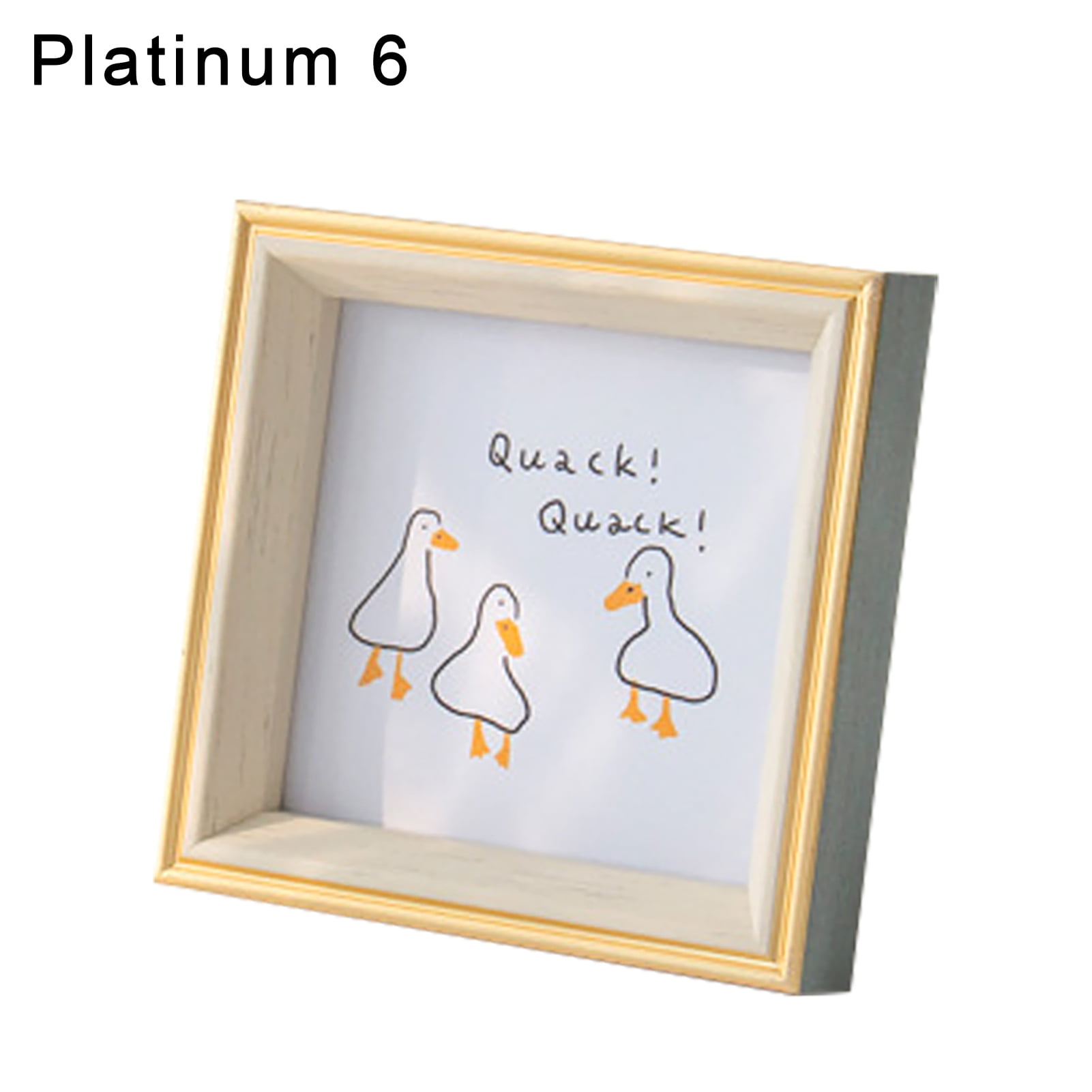 Balieda Square Picture Frames, Resin 6x6 Picture Frame Desktop Placed ...