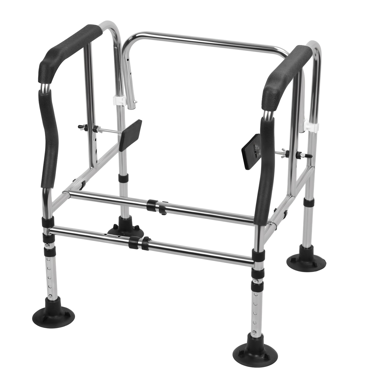 Toilet Grab Rails For Elderly Toilet Riser With Handles Carex Elongated ...