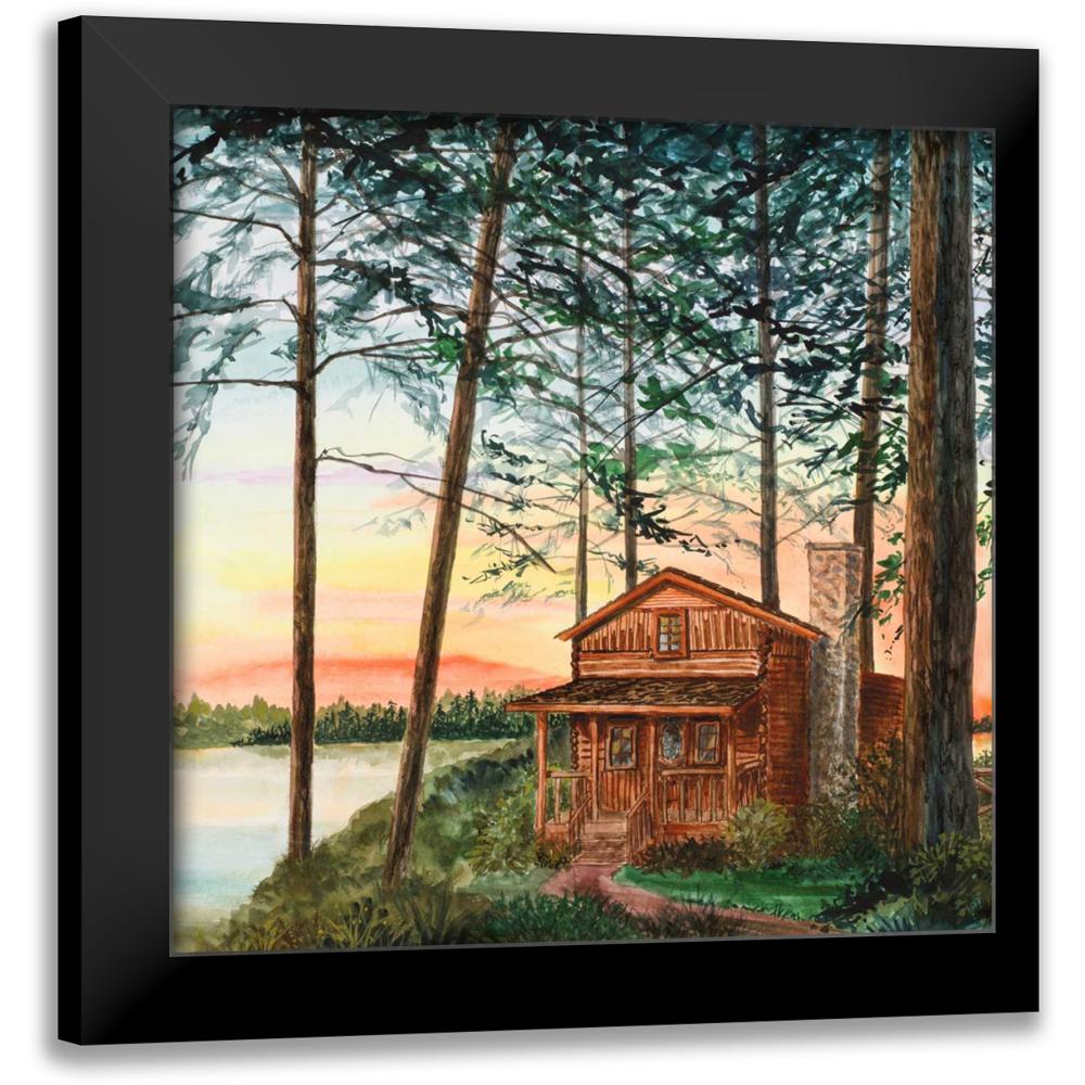 Baliko, Linda 12x12 Black Modern Framed Museum Art Print Titled - Into ...