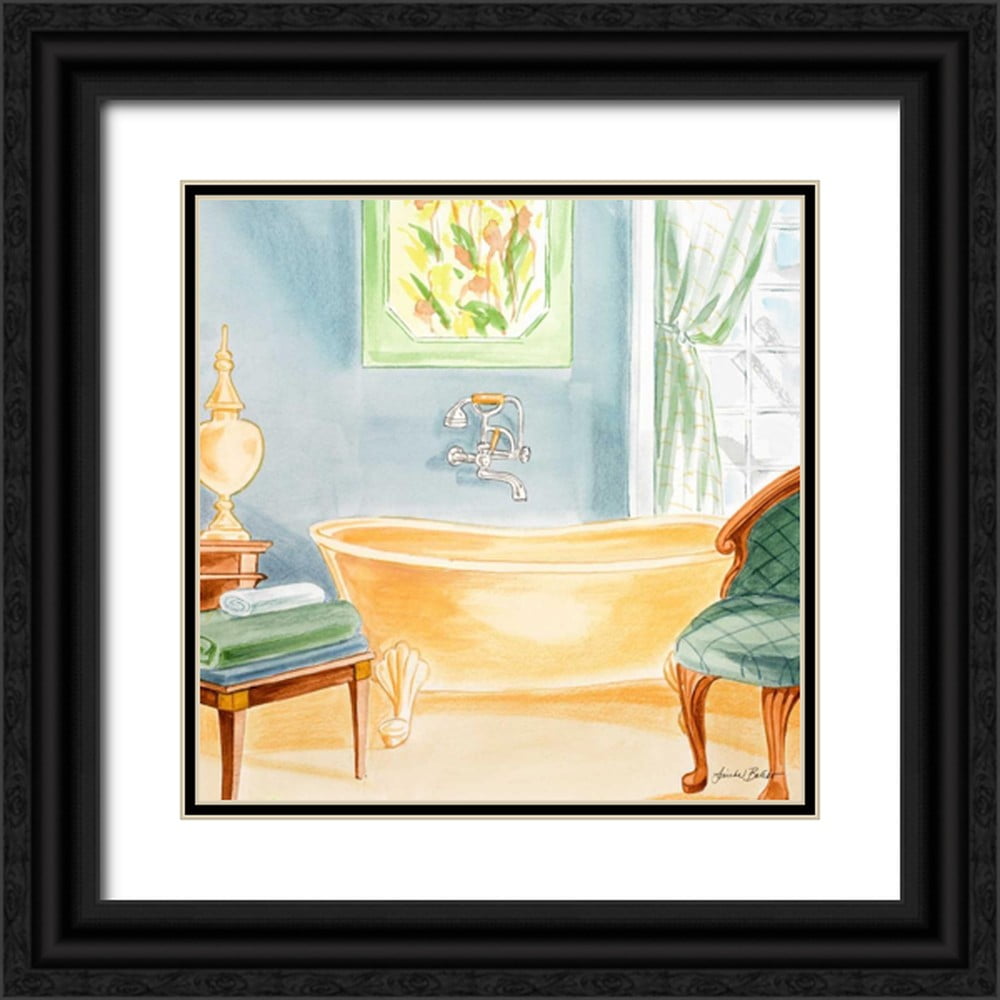 Baliko, Linda 12x12 Black Ornate Wood Framed with Double Matting Museum ...