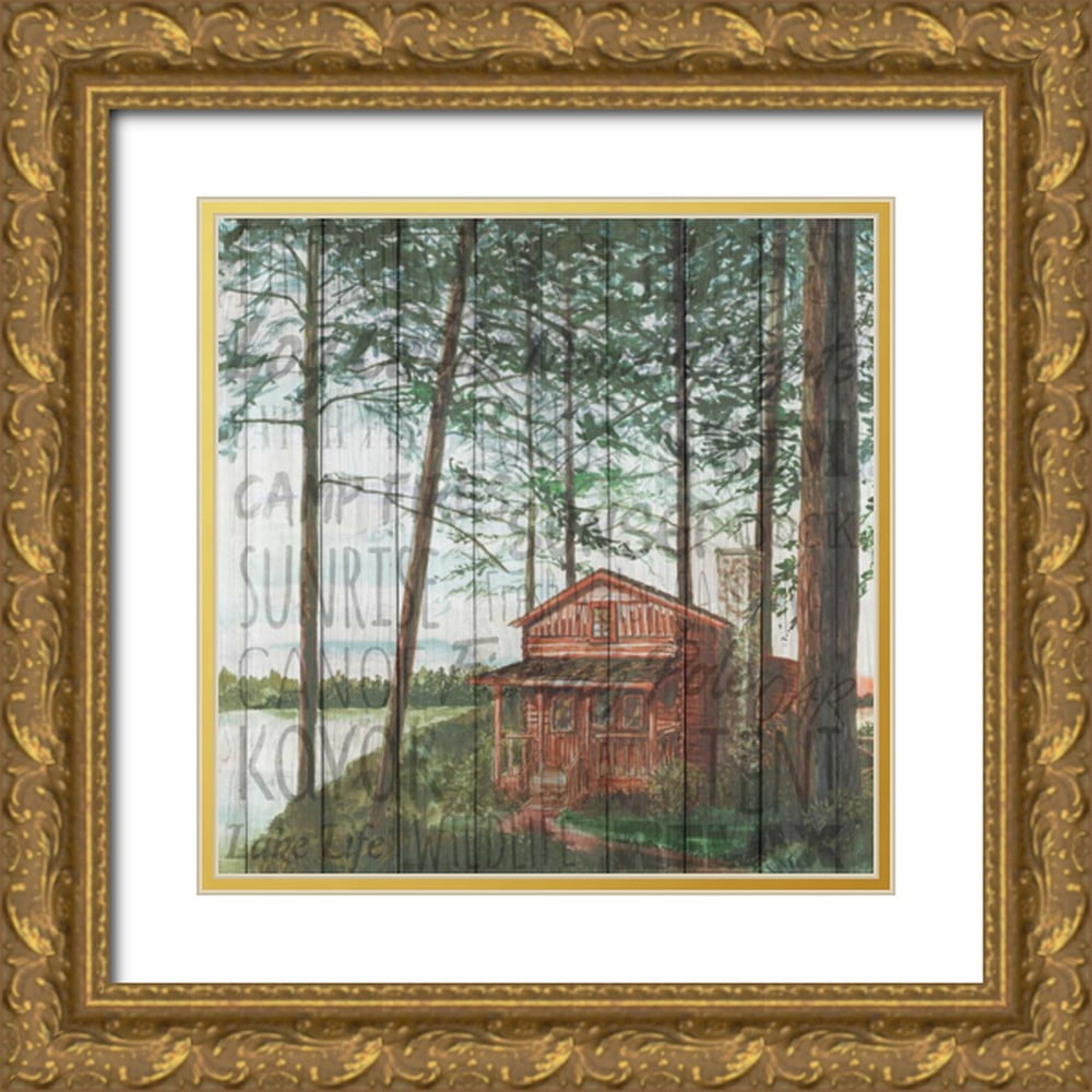 Baliko, Linda 12x12 Gold Ornate Wood Framed with Double Matting Museum ...