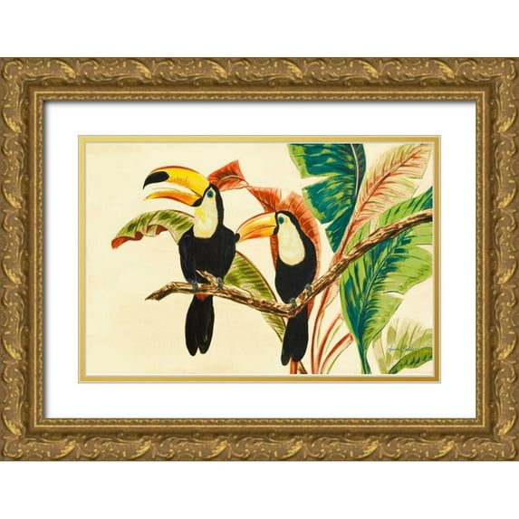 Baliko, Linda 18x13 Gold Ornate Wood Framed with Double Matting Museum ...