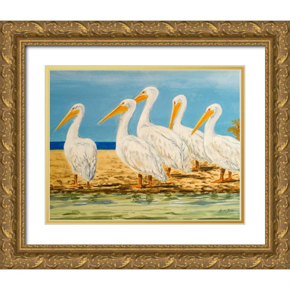 Baliko, Linda 18x15 Gold Ornate Wood Framed with Double Matting Museum ...