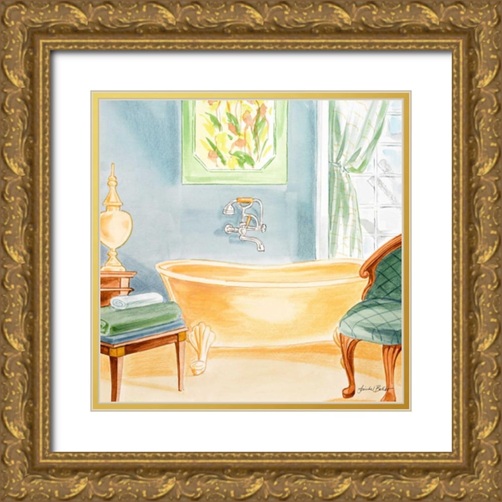 Baliko, Linda 20x20 Gold Ornate Wood Framed with Double Matting Museum ...