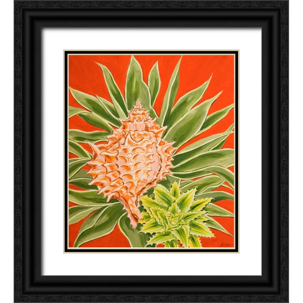 Baliko, Linda 20x23 Black Ornate Wood Framed with Double Matting Museum ...