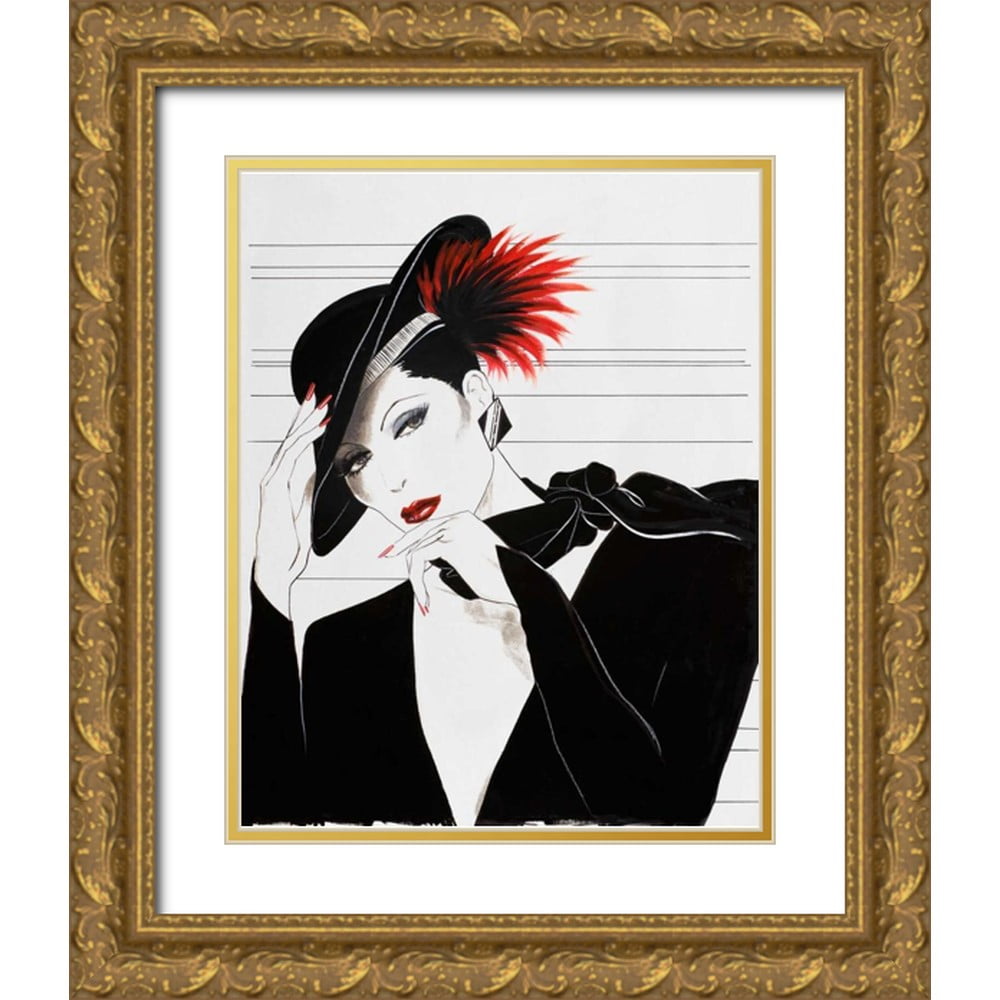 Baliko, Linda 20x24 Gold Ornate Wood Framed with Double Matting Museum ...