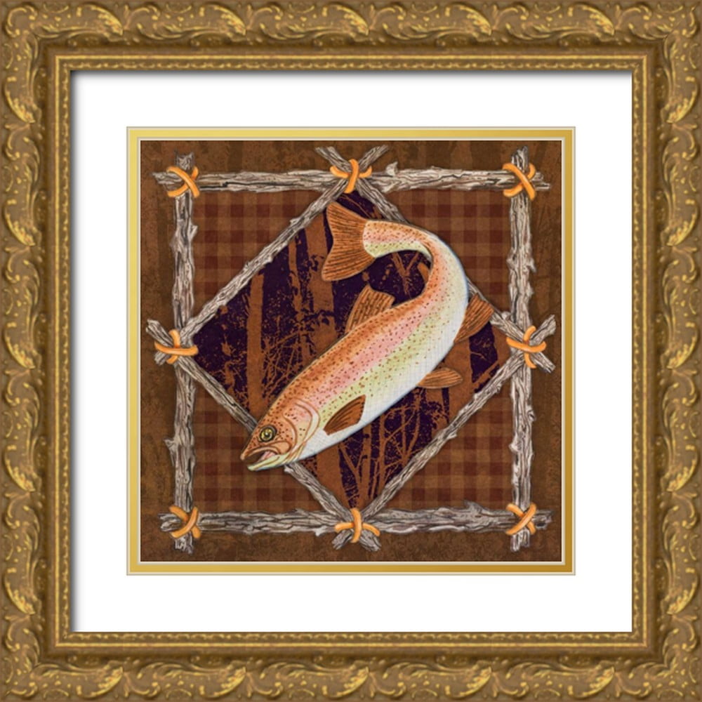 Baliko, Linda 26x26 Gold Ornate Wood Framed with Double Matting Museum ...