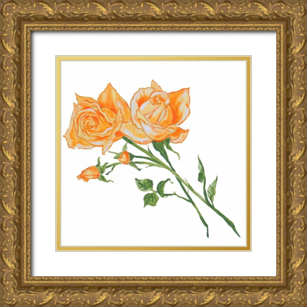 Baliko, Linda 26x26 Gold Ornate Wood Framed with Double Matting Museum ...