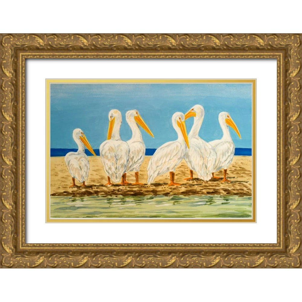 Baliko, Linda 32x23 Gold Ornate Wood Framed with Double Matting Museum ...