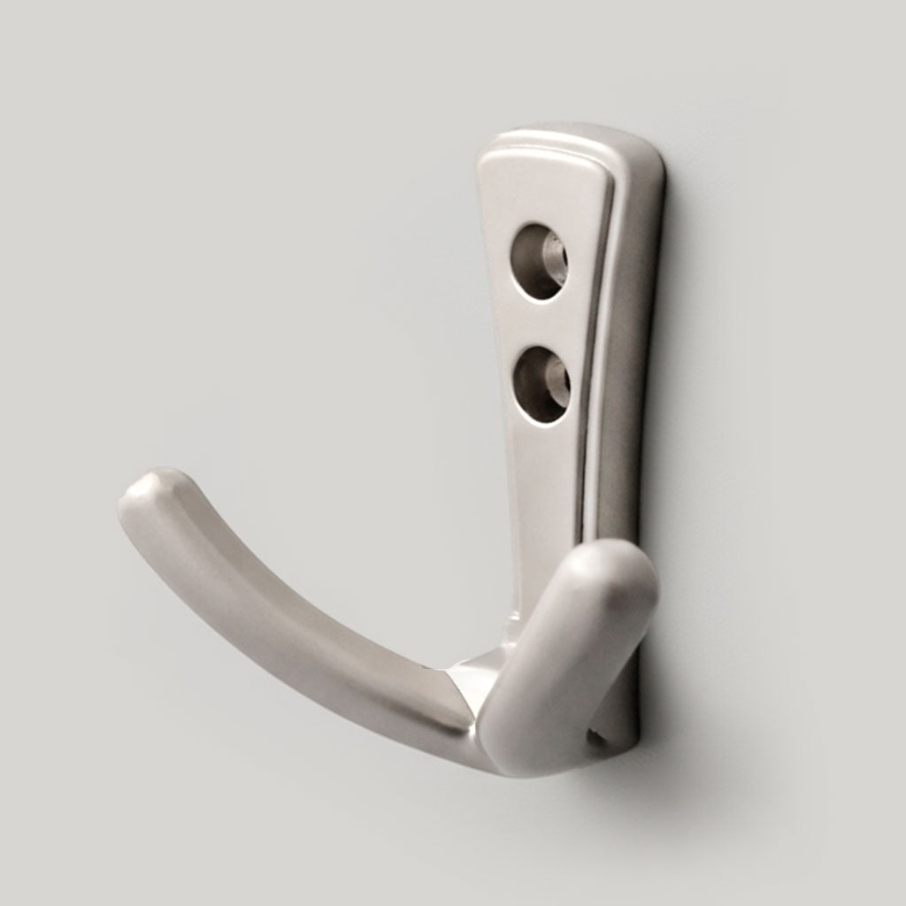 Balin Designs Wren Wall Hook, Compact Metal Hanger for Home, Satin ...