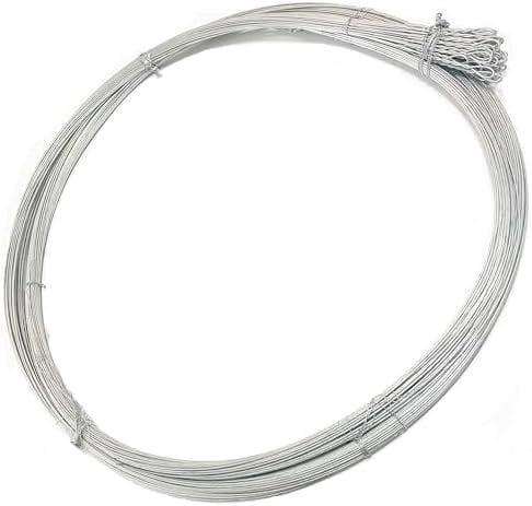 Baling Wire 14 Gauge 14 Ft 80PCS,Baler Wire Ties Galvanized Steel High ...