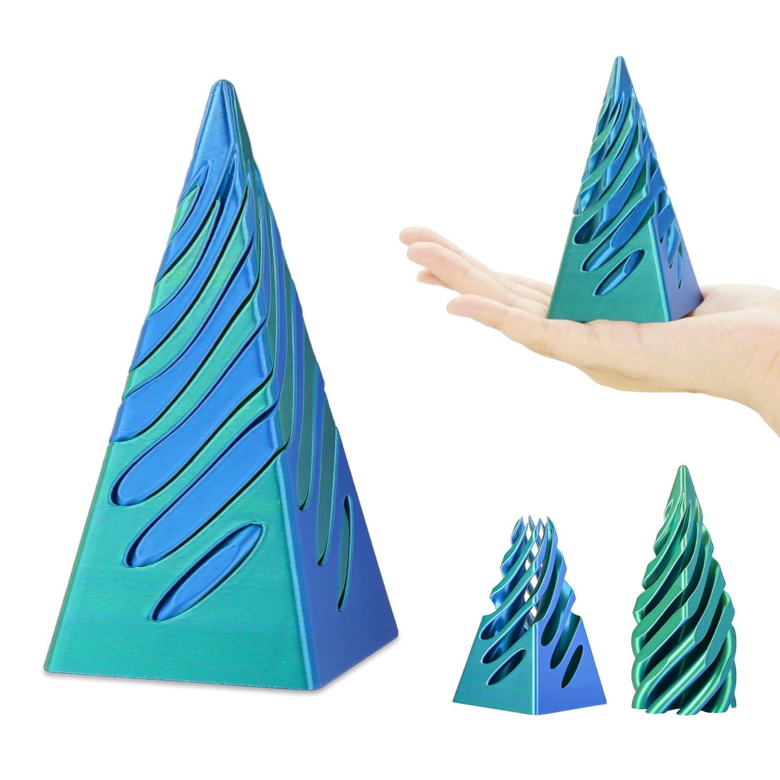 Balkwan Impossible Pyramid Passthrough 3D Printed Statue Incredible ...