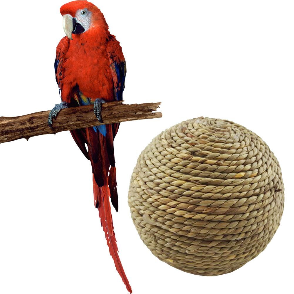 Ball-1-Large Foam Ball Parrot Chewing Toy Rattan Ball Straw Ball Rabbit ...