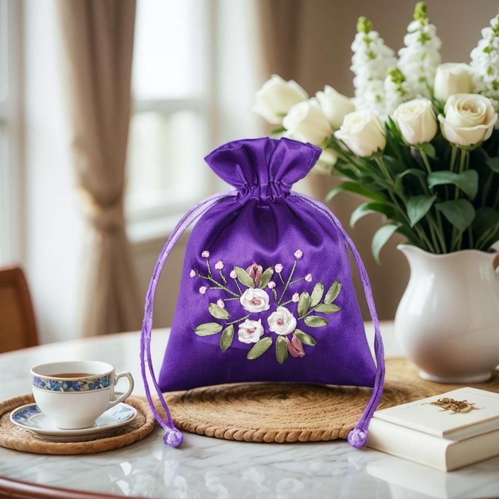 Ball 1114 Purple Ribbon Embroidery F Accessories Purse Chinese Sachet ...