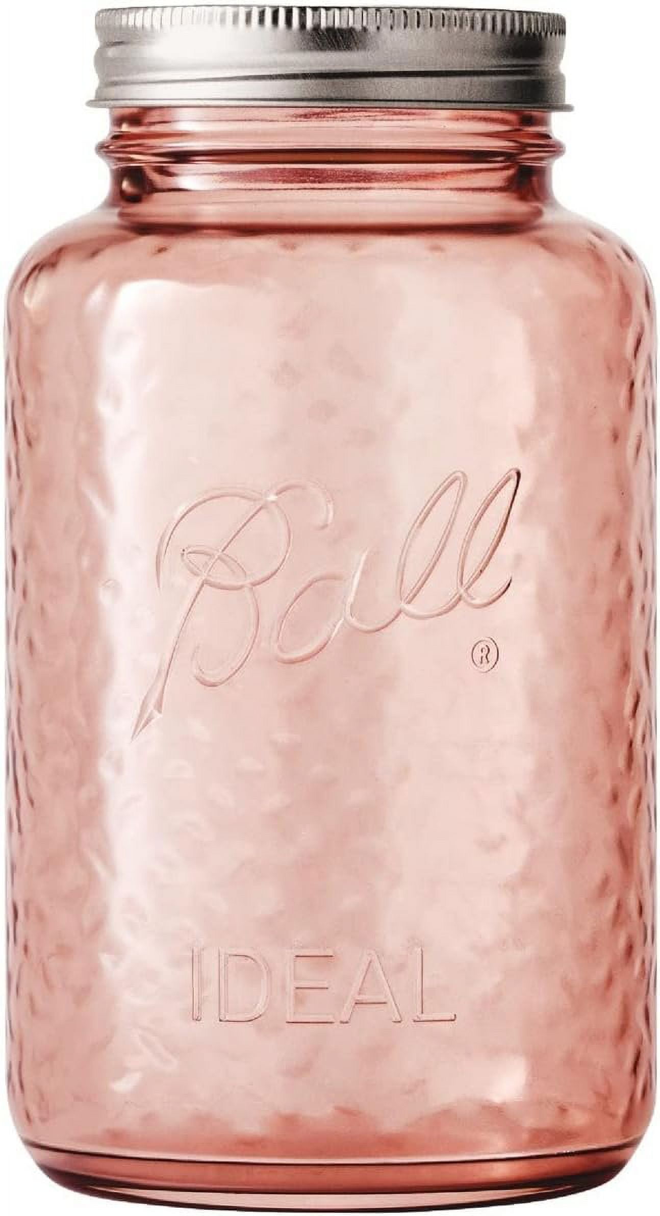 Ball 1440069046 Collection Elite Mason Jars, Wide Mouth, Amber, 32-oz ...