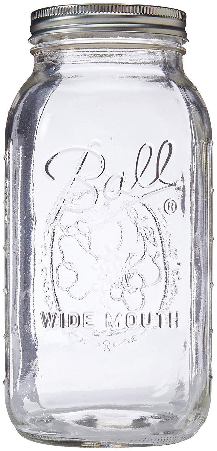 Ball 64 ounce Jar, Wide Mouth, Pack of 2 - Walmart.com