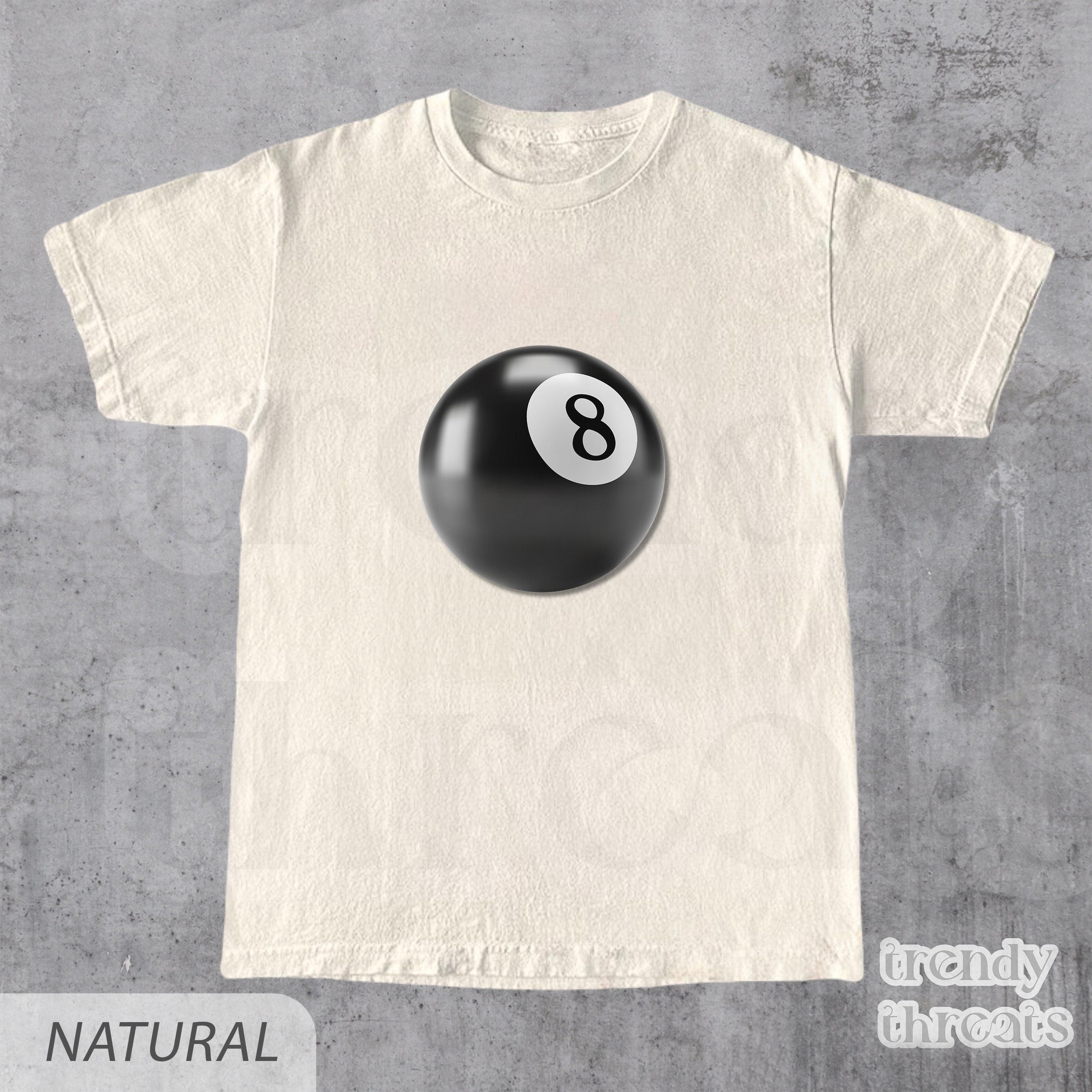 Ball 90s Graphic T-Shirt Retro Pool Shirt Design Billard Y2k Tee ...