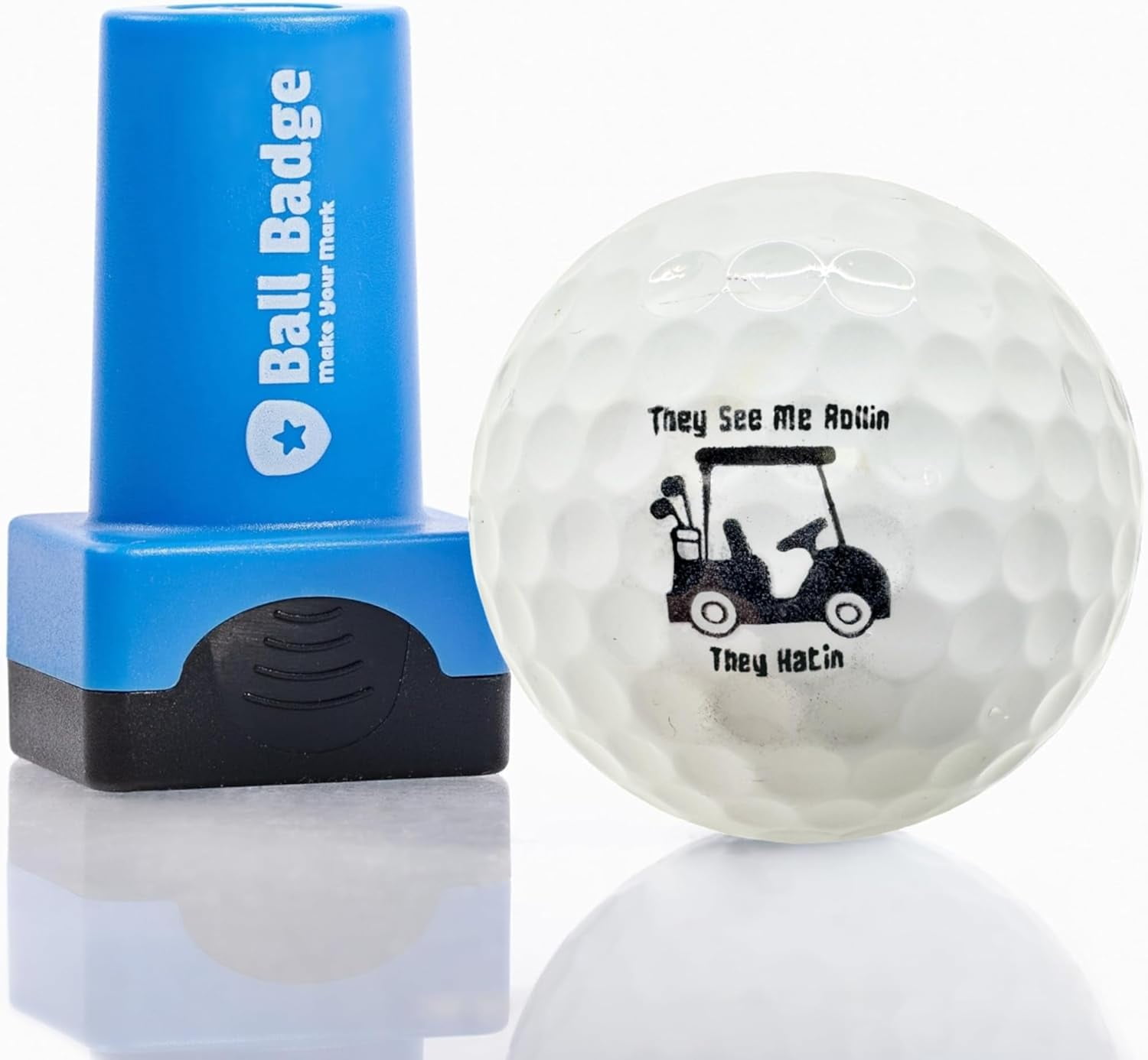 Ball Badge - Golf Ball Stamp, Self-Inking Golf Ball Stamper, Golf Ball ...