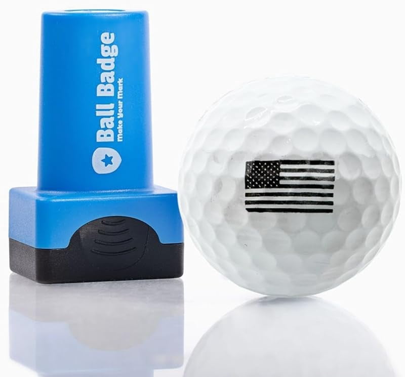 Ball Badge - Golf Ball Stamp, (The America Series) Self-Inking Golf ...