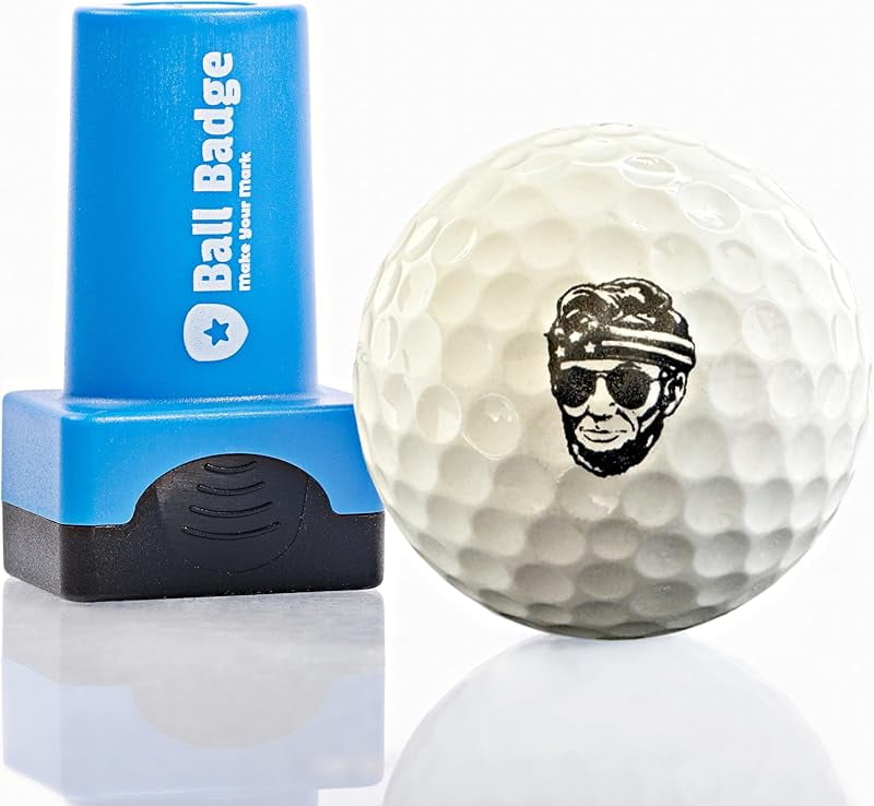 Ball Badge - Golf Ball Stamp, (The America Series) Self-Inking Golf ...