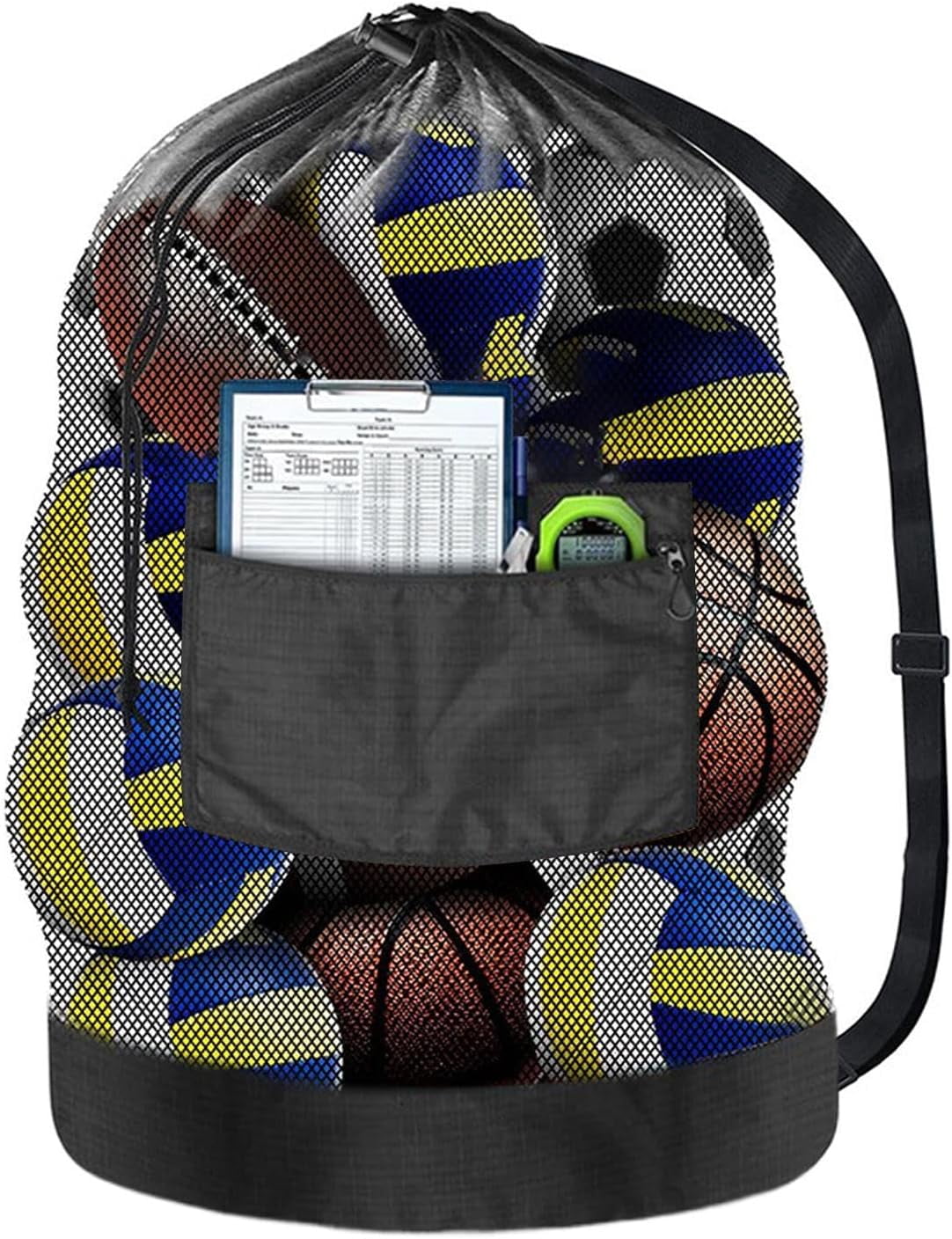 Ball Bag, Drawstring Shoulder Bag, Net Ball Bag, 101x76cm, Heavy Duty ...