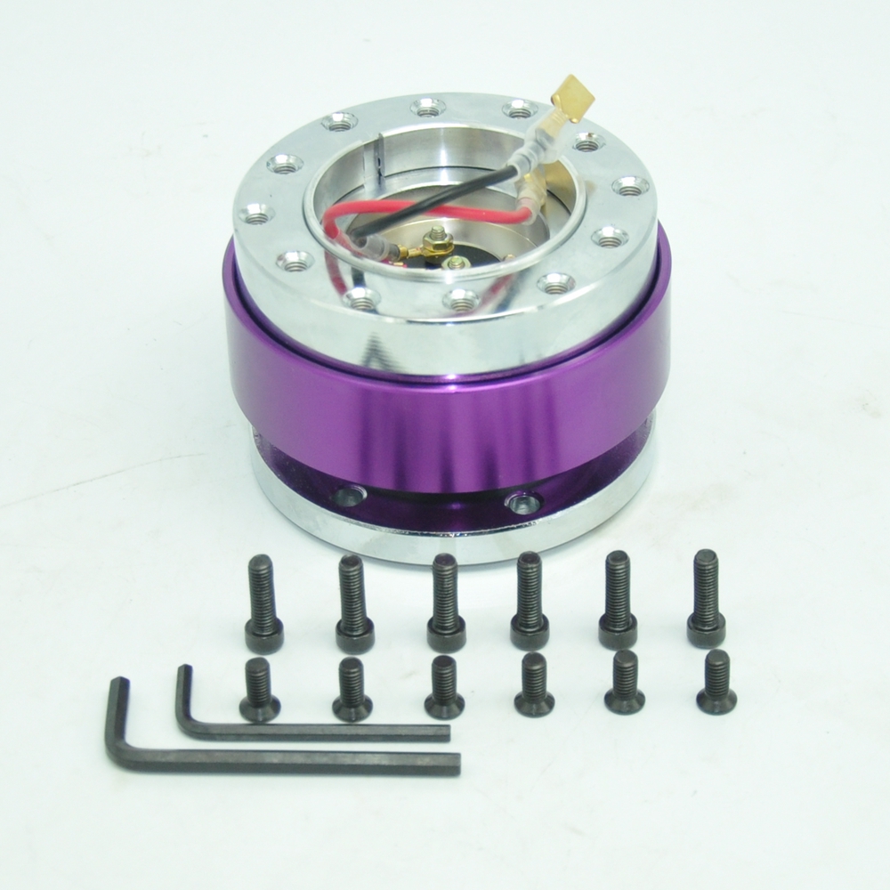 Ball Bearing Detachable Aluminium Car Steering Wheel Quick Release HUB ...