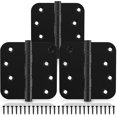 Ball Bearing Door Hinges 4 x 4 Inches Matte Black 3 Pack - Walmart.com