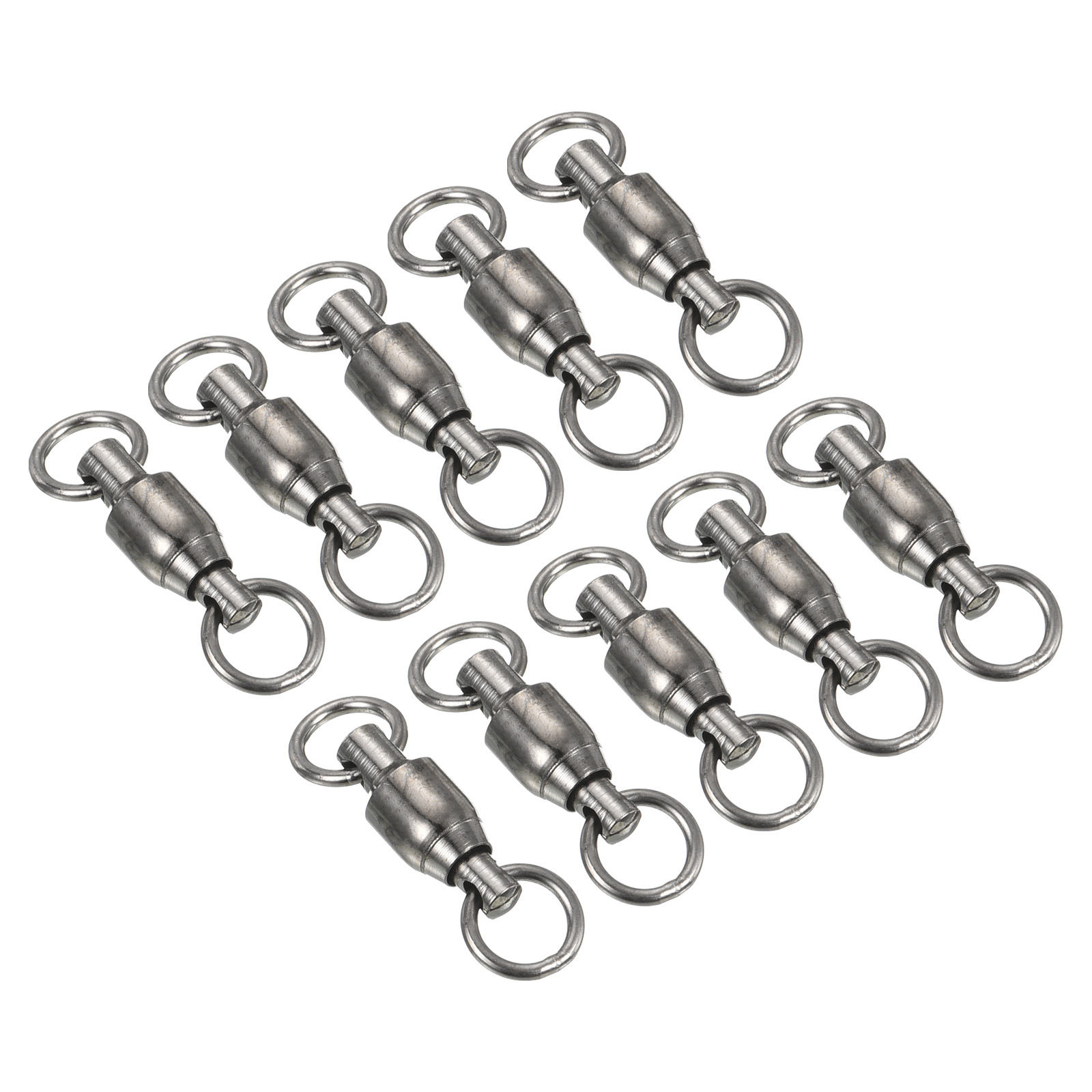Ball Bearing Swivel, 10Pcs 72lb Carbon Steel Rolling Fishing Tackle ...