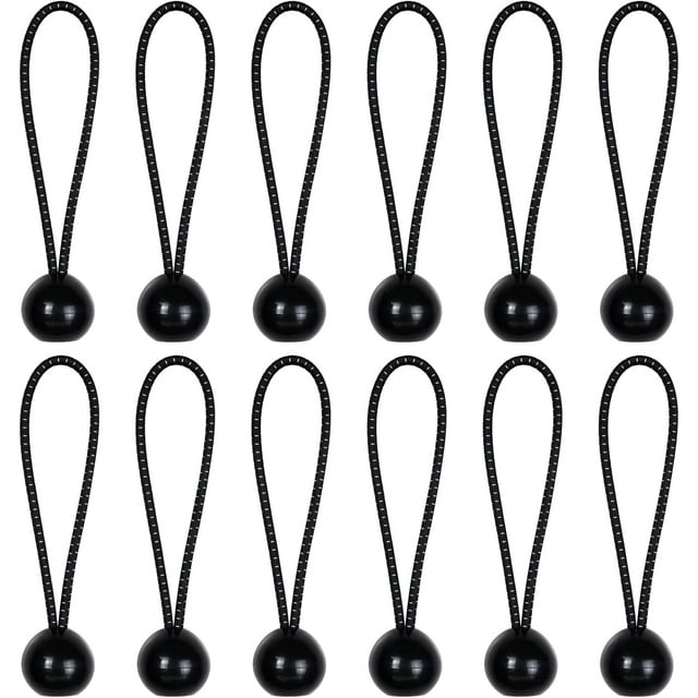Ball Bungee Cord 9 Inch 12 Pack Heavy Duty Tarp Tie Down, for Camping ...