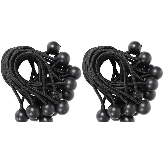 Ball Bungee Cords 6 Inch Bungee Cord with Balls, 100 PCS Heavy Duty ...