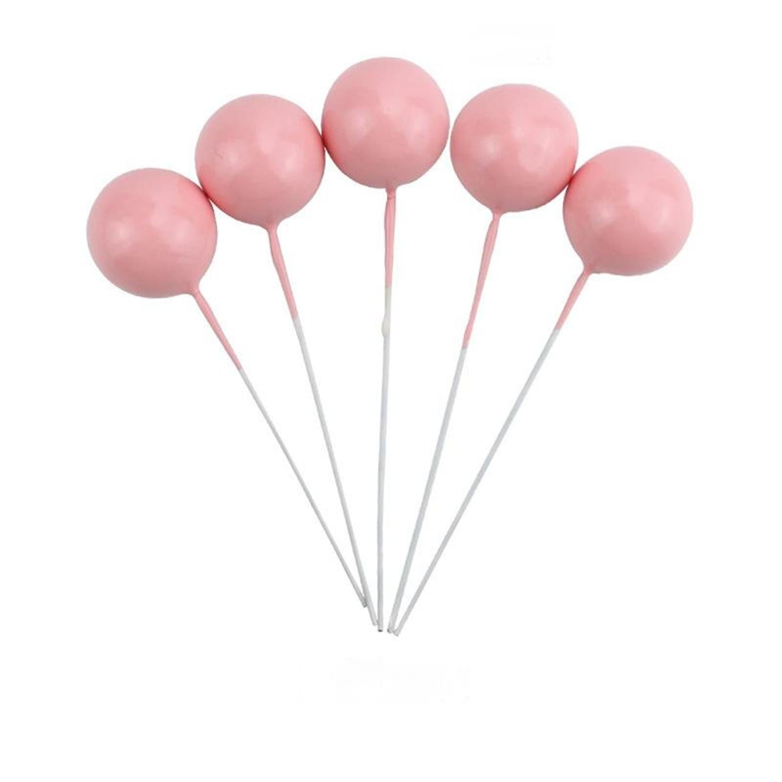 Ball Cake Topper Gold Blue DIY Cake Decorations Wedding Kids Birthday ...