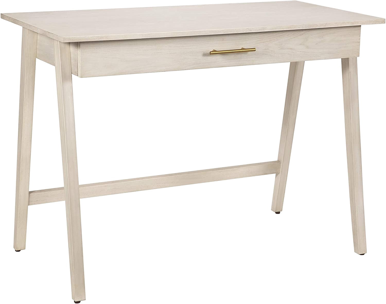 Ball & Cast Home Office Computer Desk 42"W x 20"D x 30"H White Wash Set ...