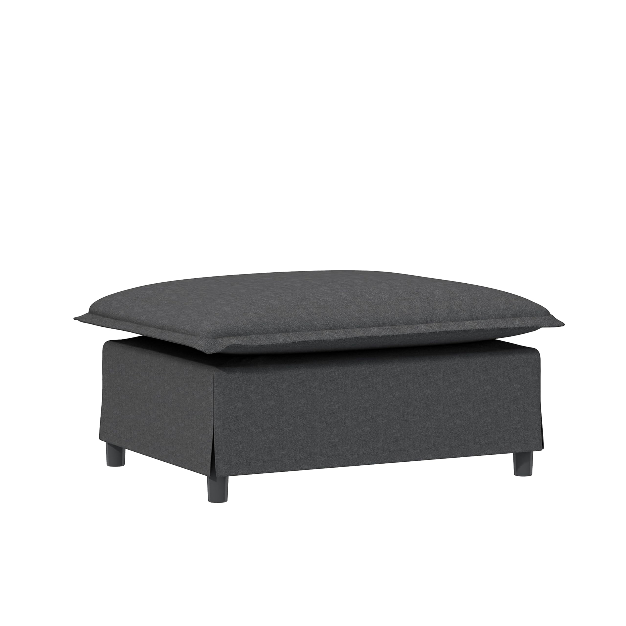 Ball & Cast Upholstered Square Ottoman Module for Modular Sectional ...