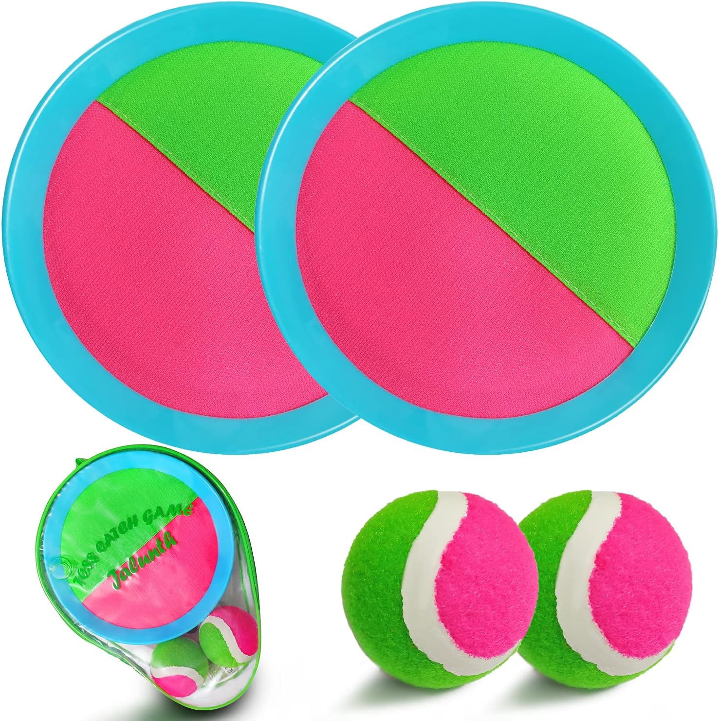 Ball Catch Set Game Toss Paddle - Beach Toys Back Yard Pool Outdoor ...
