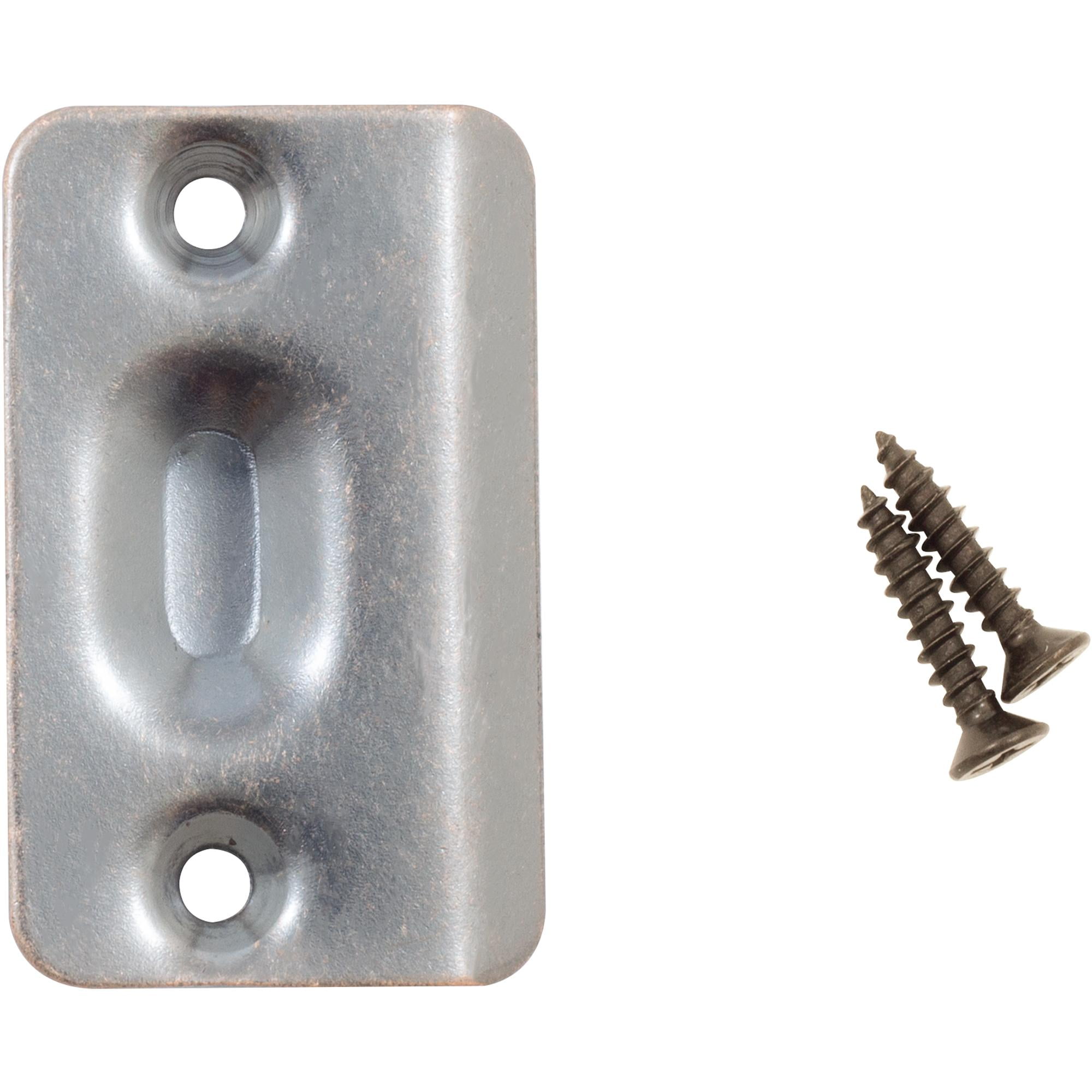 Ball Catch Strike Plate, 2-1/4" x 1-3/8", Antique Brass by Stone Harbor ...