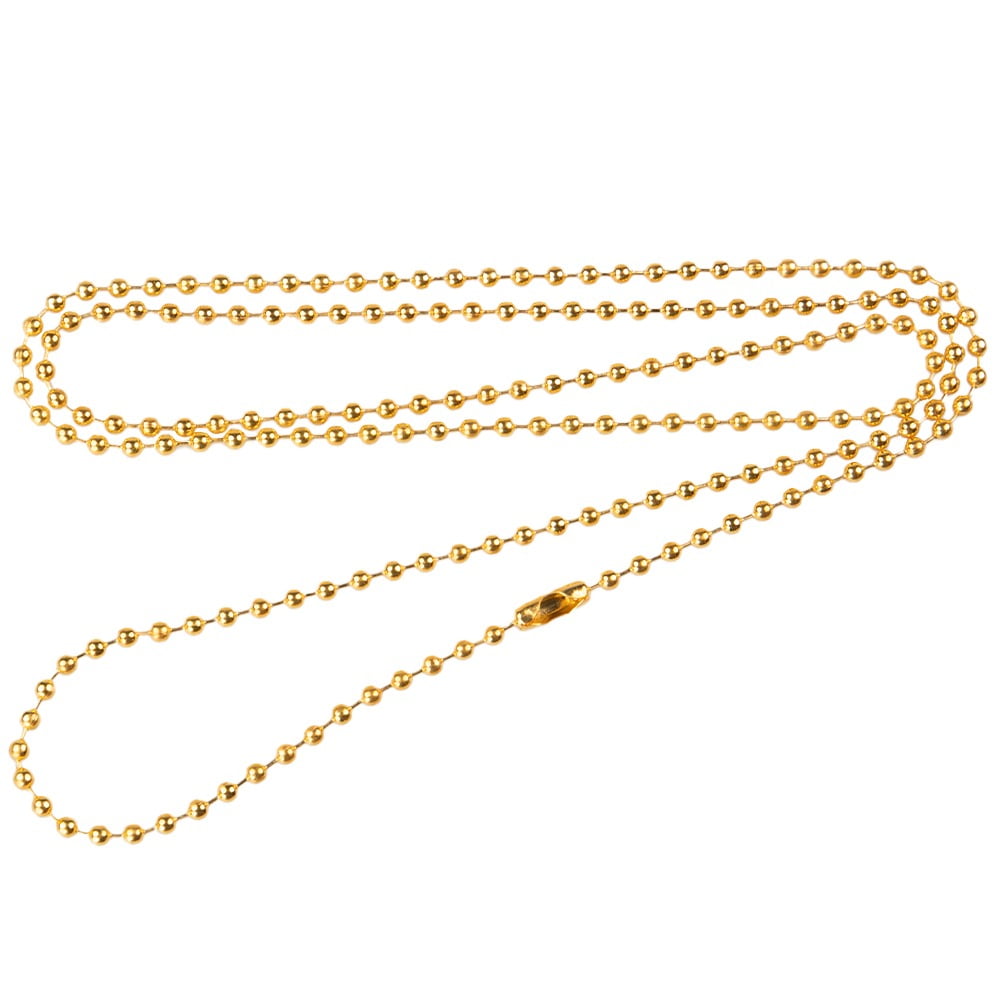 Ball Chain Dog Tag Necklace - 4 and 24 Inches Long - 2.0 or 2.4mm Bead ...