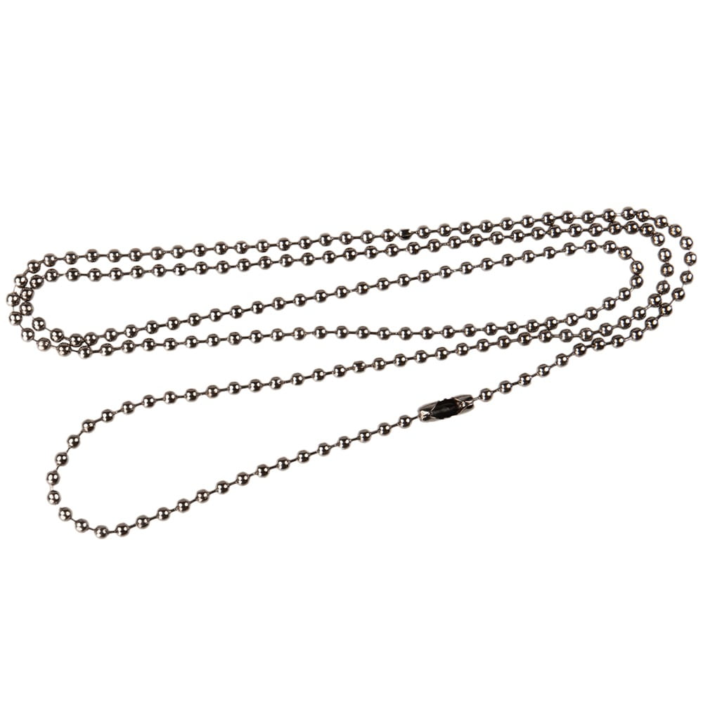 Ball Chain Dog Tag Necklace - 4 and 24 Inches Long - 2.0 or 2.4mm Bead ...