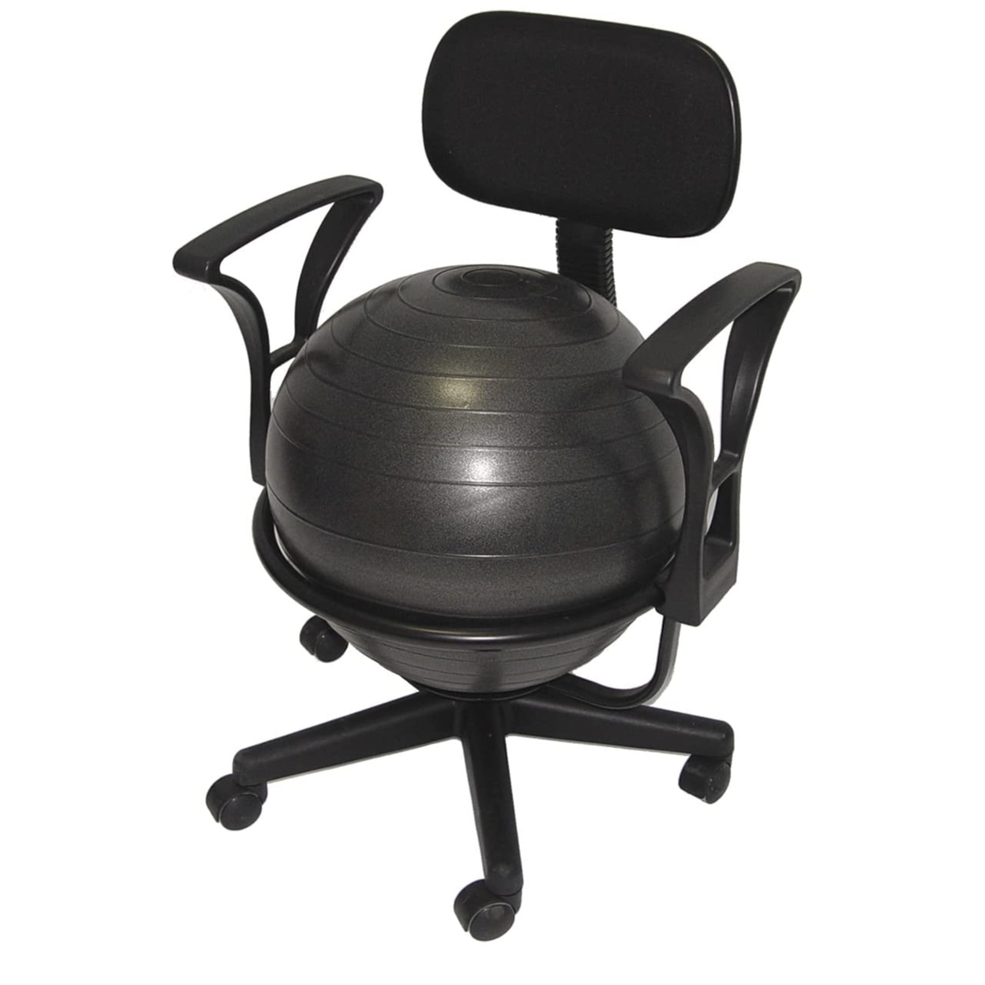Free Shipping! AGM Group 35955 Ball Chair Deluxe - Black Steel ...