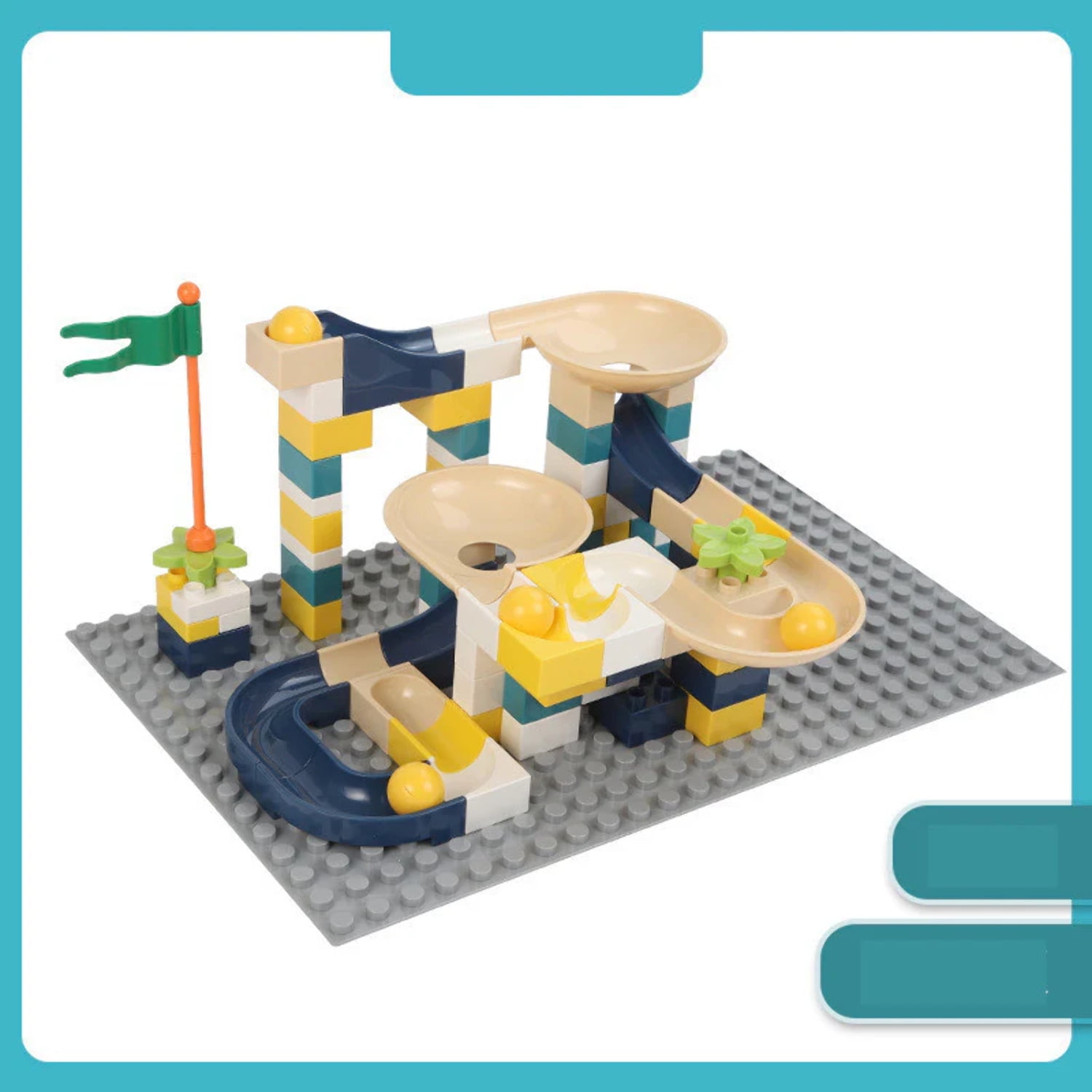 Ball Chute Building Blocks Assembling Track Baby Toy - Walmart.com