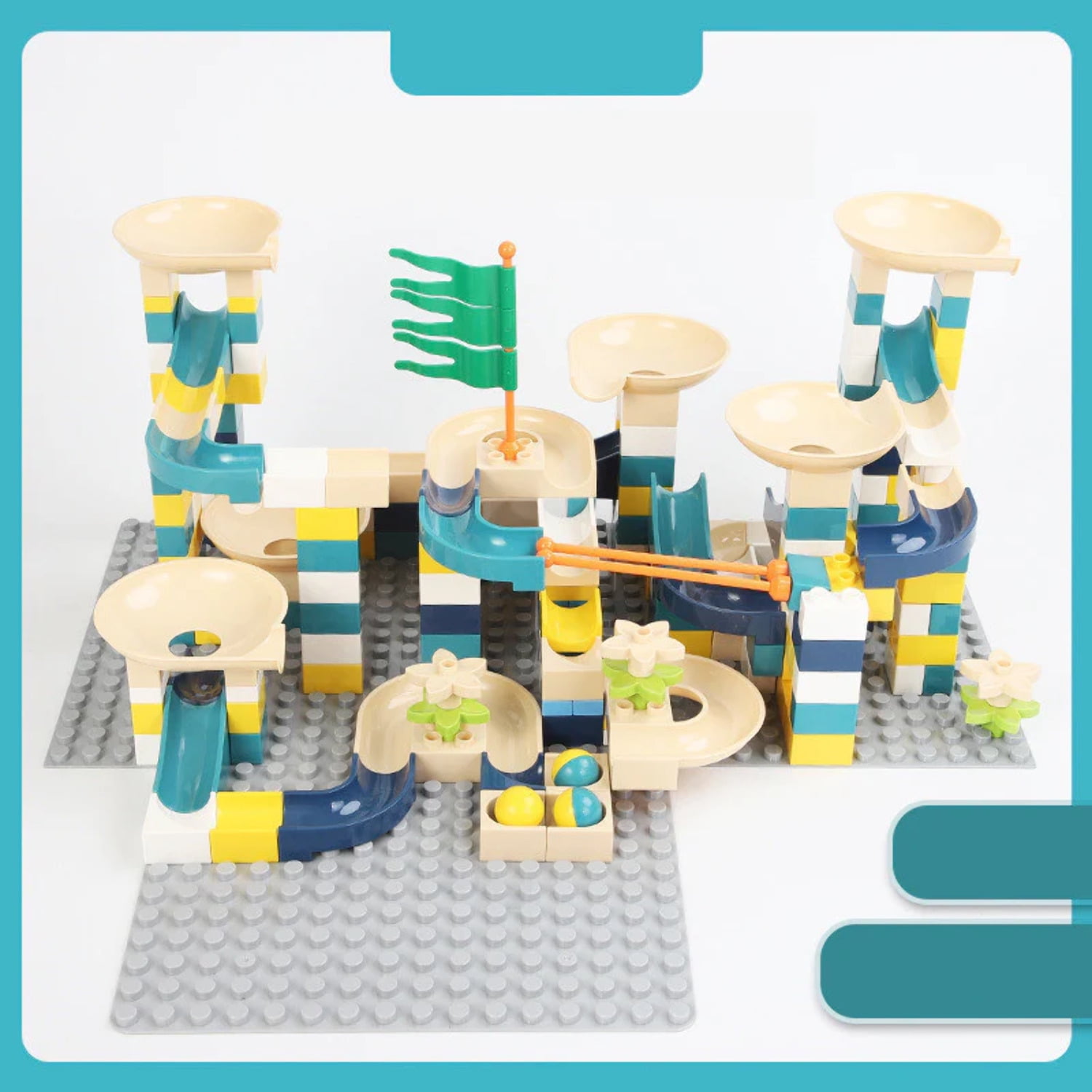 Ball Chute Building Blocks Assembling Track Baby Toy - Walmart.com