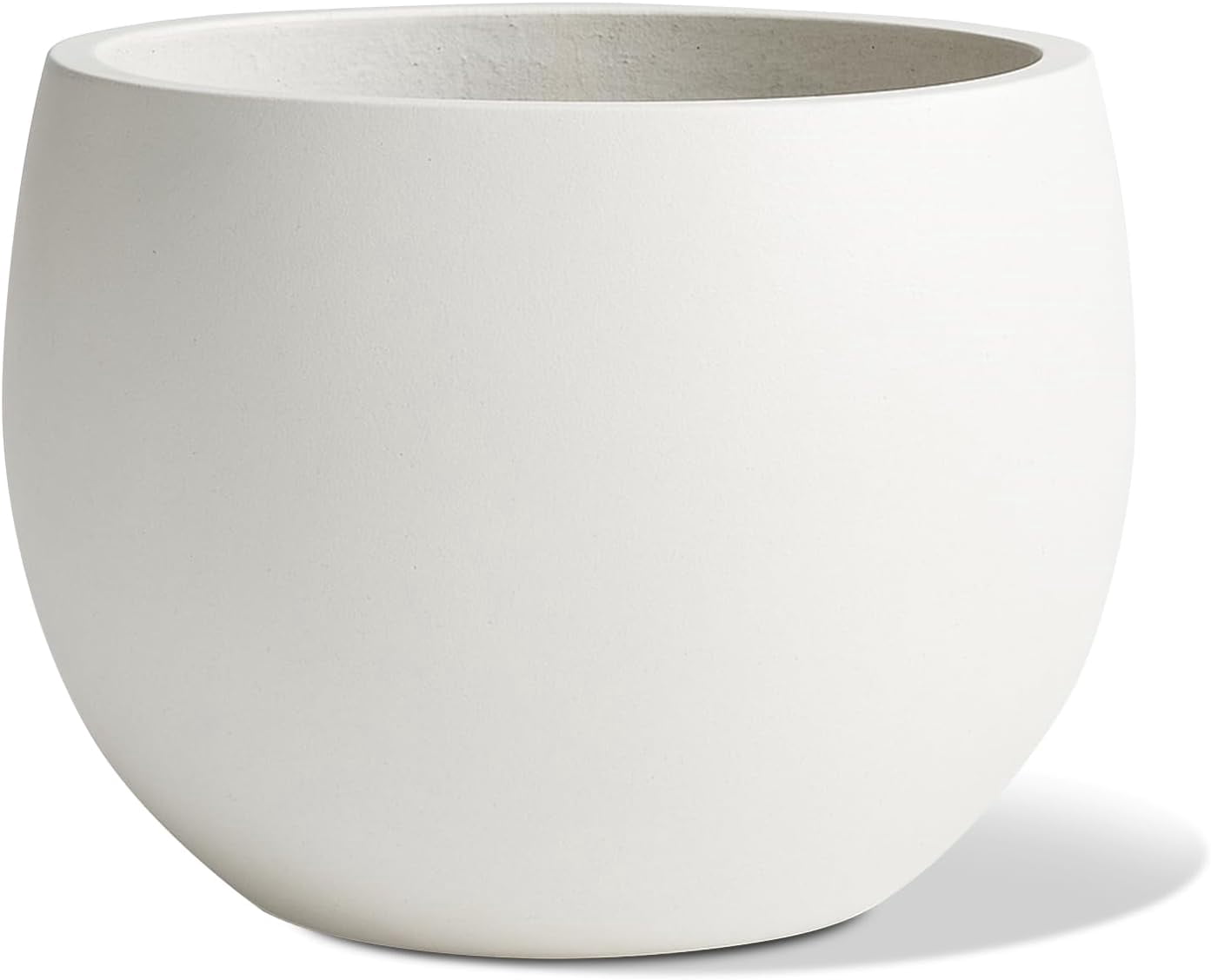 Ball Concrete Ball Planter Outdoor Indoor, Large Cement Plant Pots for ...